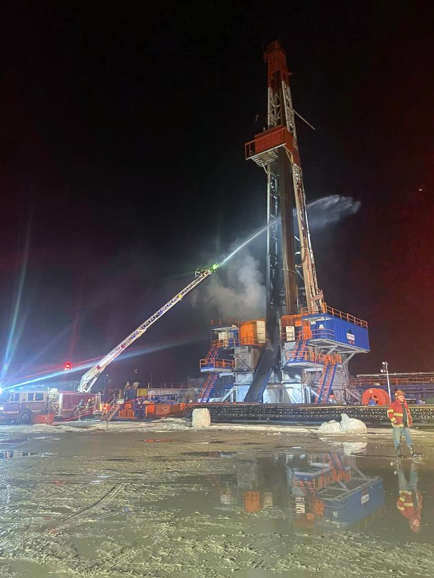 Firefighters faced unique challenges with blaze at natural gas rig ...